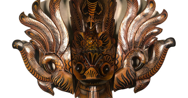 King Cobra Demon (Raaja Naaga Raksha and Peacock Feathers) Symbol of ...